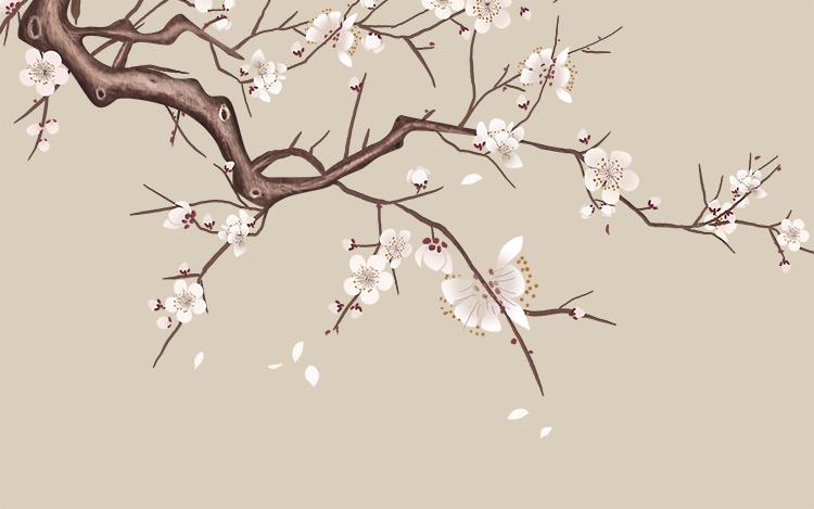 梨花画 古风梨花手绘 写意梨花 第2页 大山谷图库